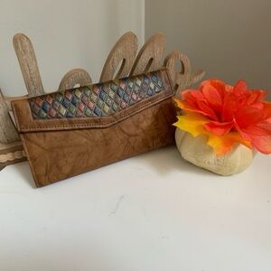 Amity | Bags | Amity Cowhide Full Size Wallet Beautiful Colorful Nwot ...